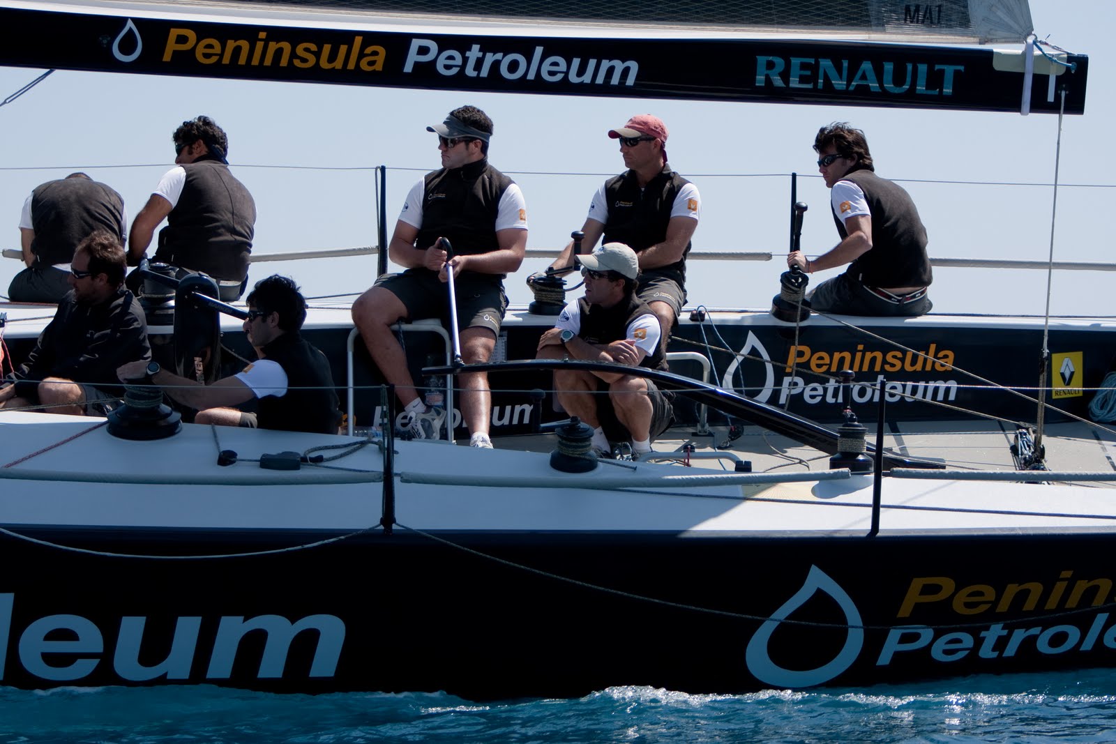 Valencia Sailing: First sail for new GP42 team Peninsula Petroleum