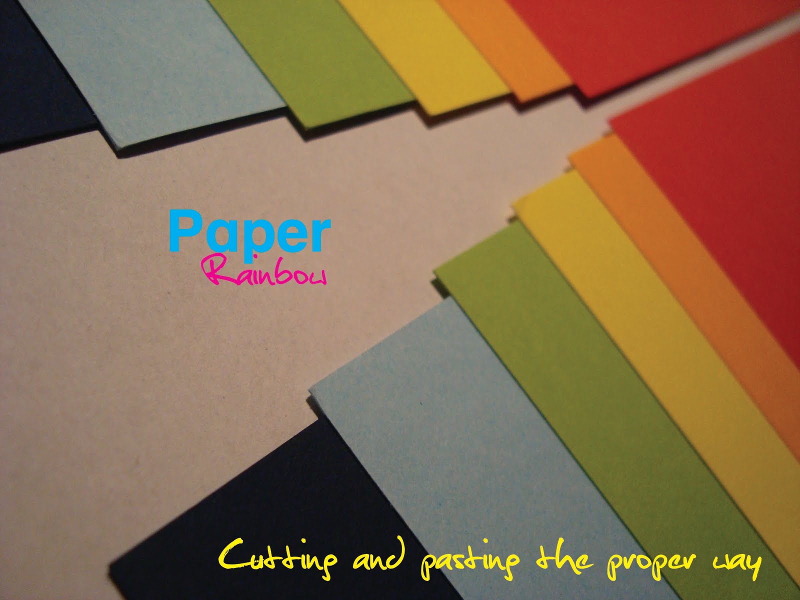 Damien Mallon: Graphic Design & Illustration: Paper Rainbow...Literally ...