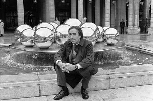 Pol Bury Mirror Ball Fountain