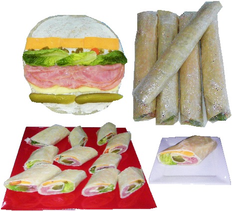 Lileni y sus recetas express: Wraps de jamón y queso