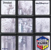 rubik 's diary: Disney Theme Park EditionCharacters Rubik's Cube