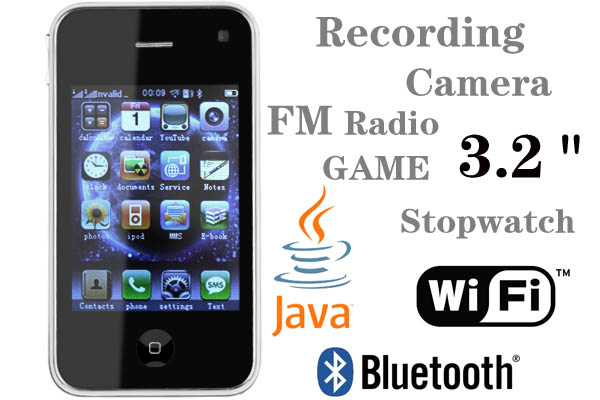 Santoni Import: Replica de iPhone 3Gs (Dual sim,television,Wifi,dual cam)