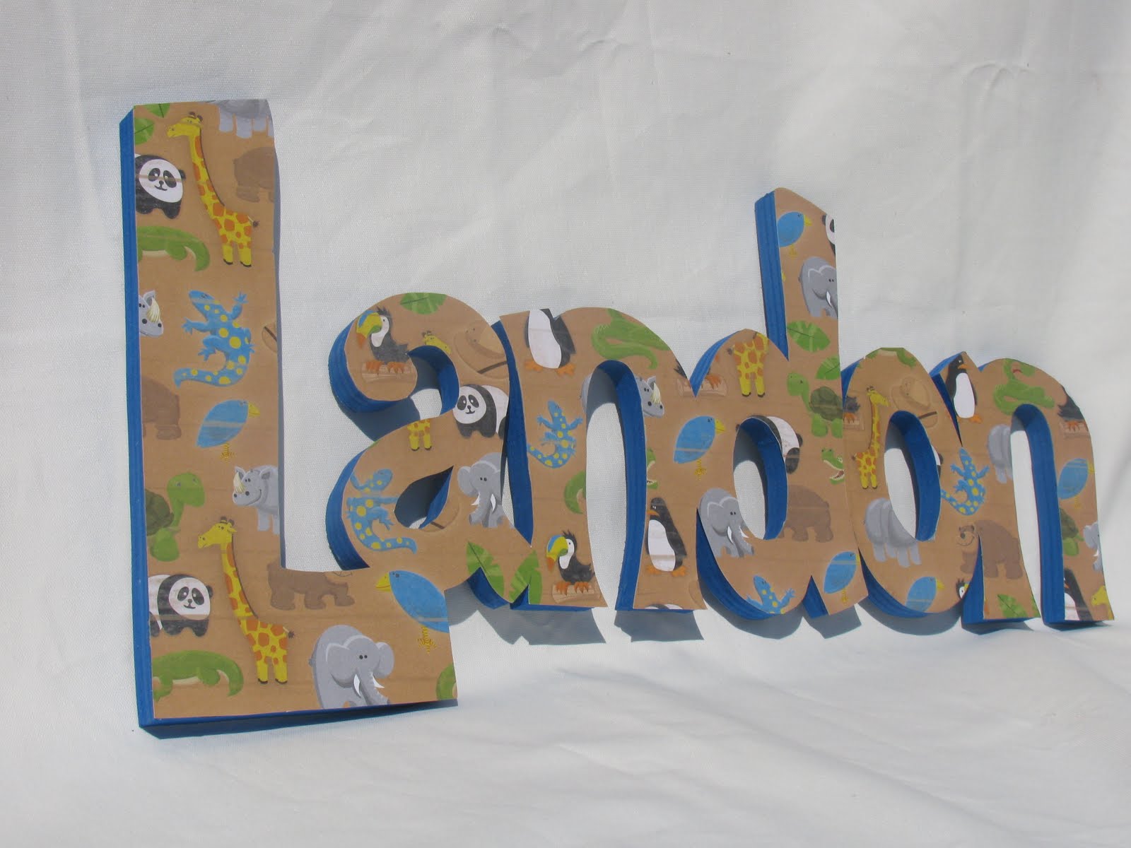 Lightyear Designs~ Custom Wood Name Signs: August 2010