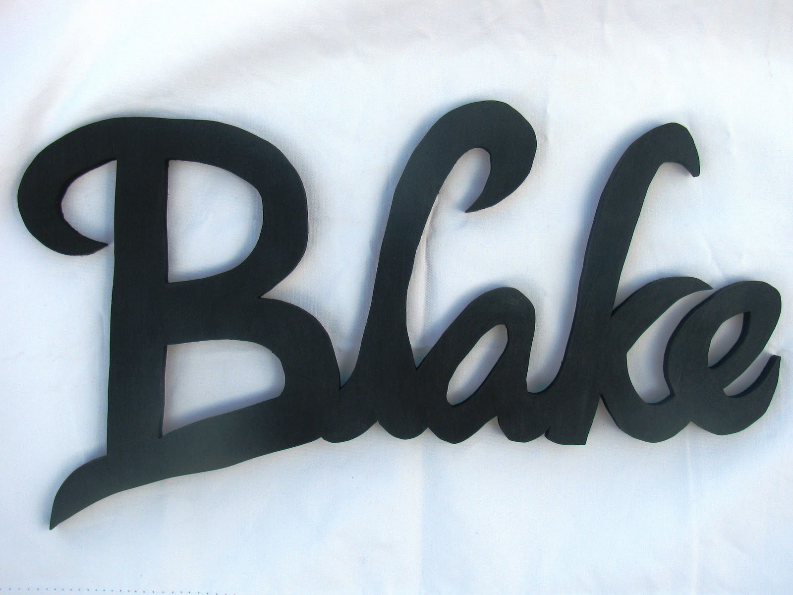 Lightyear Designs~ Custom Wood Name Signs: Tyler, Blake, and Mariah ...