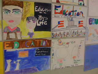 Visual Art at William Hall Academy: Education Week Poster Designs