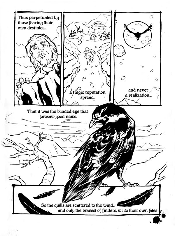 Chris Kawagiwa | sketchboy01: The Ink Raven