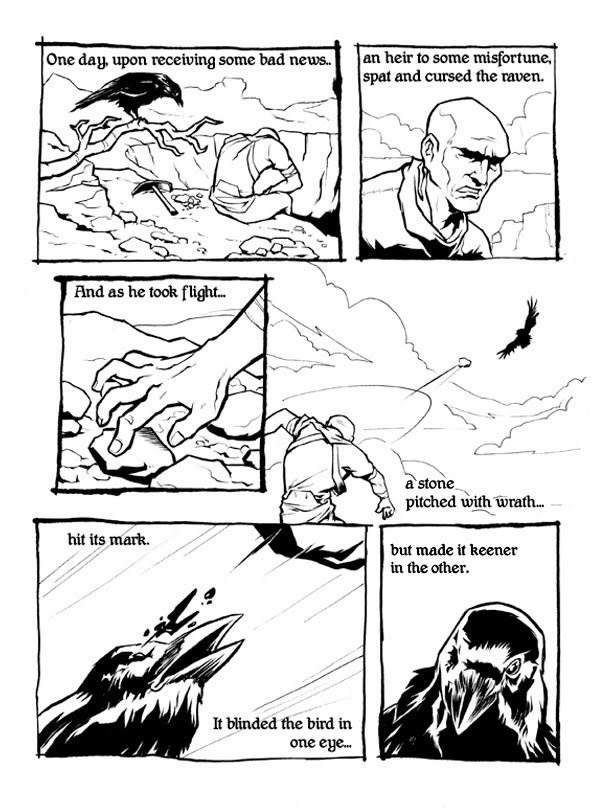 Chris Kawagiwa | sketchboy01: The Ink Raven