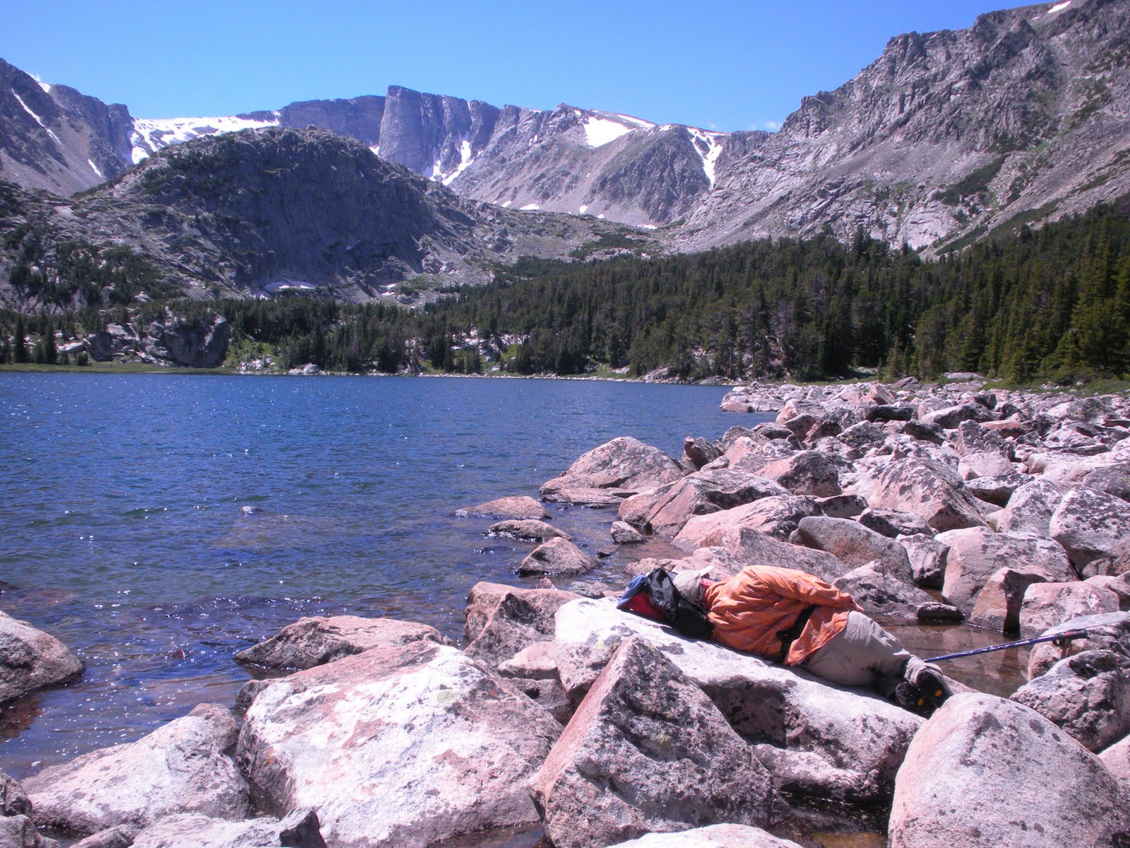 Living and Dyeing Under the Big Sky: Timberline Lake - Beartooth Mountains