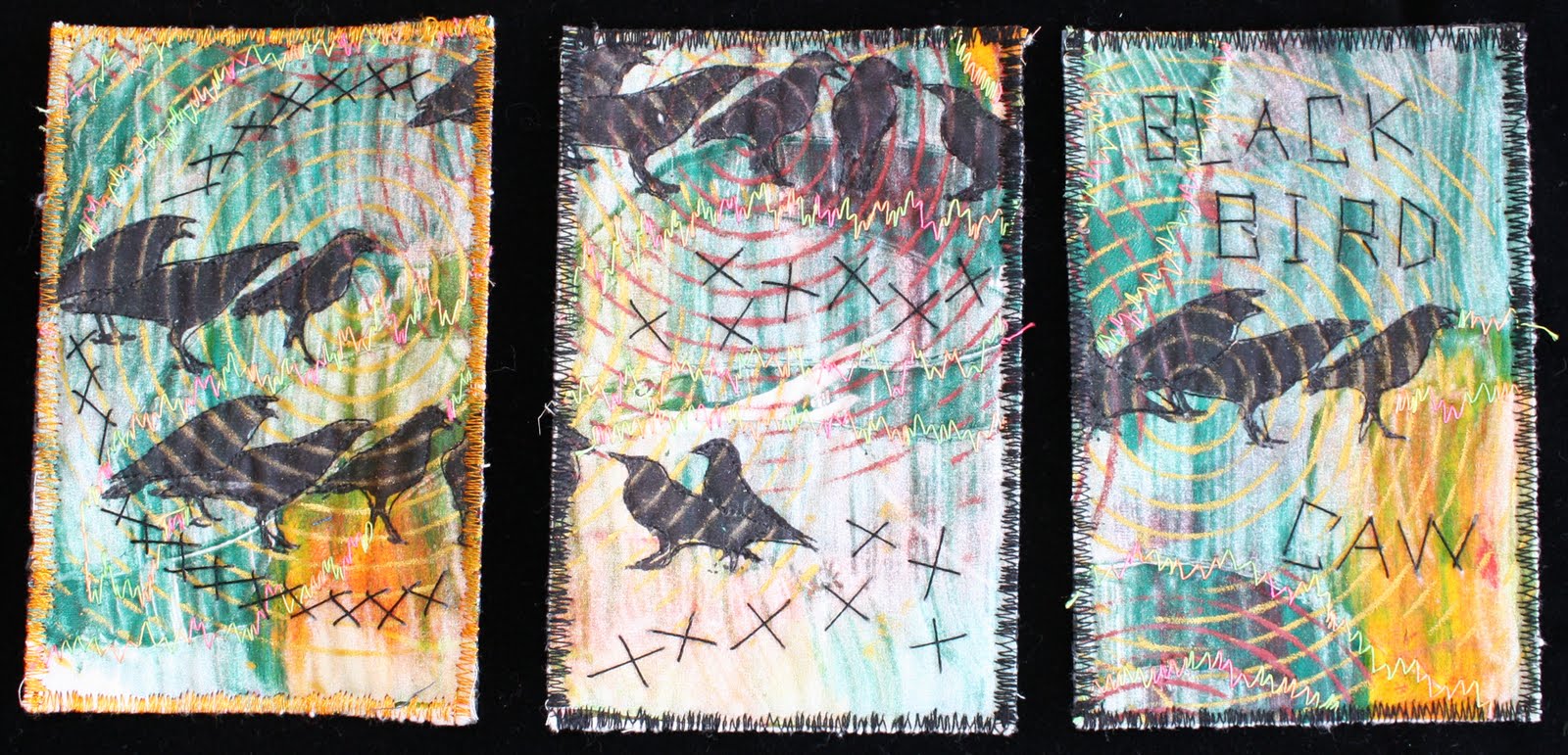 Living and Dyeing Under the Big Sky: Mail Art Project - Week Three