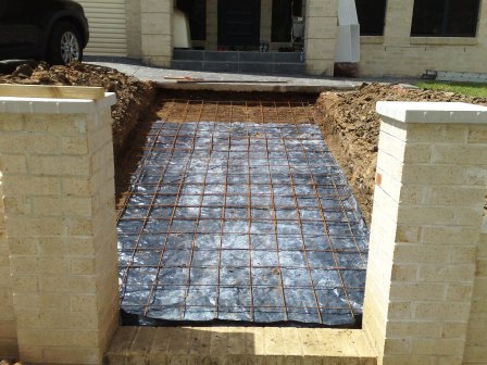 property2grow.com: Concrete Pebble Stairs