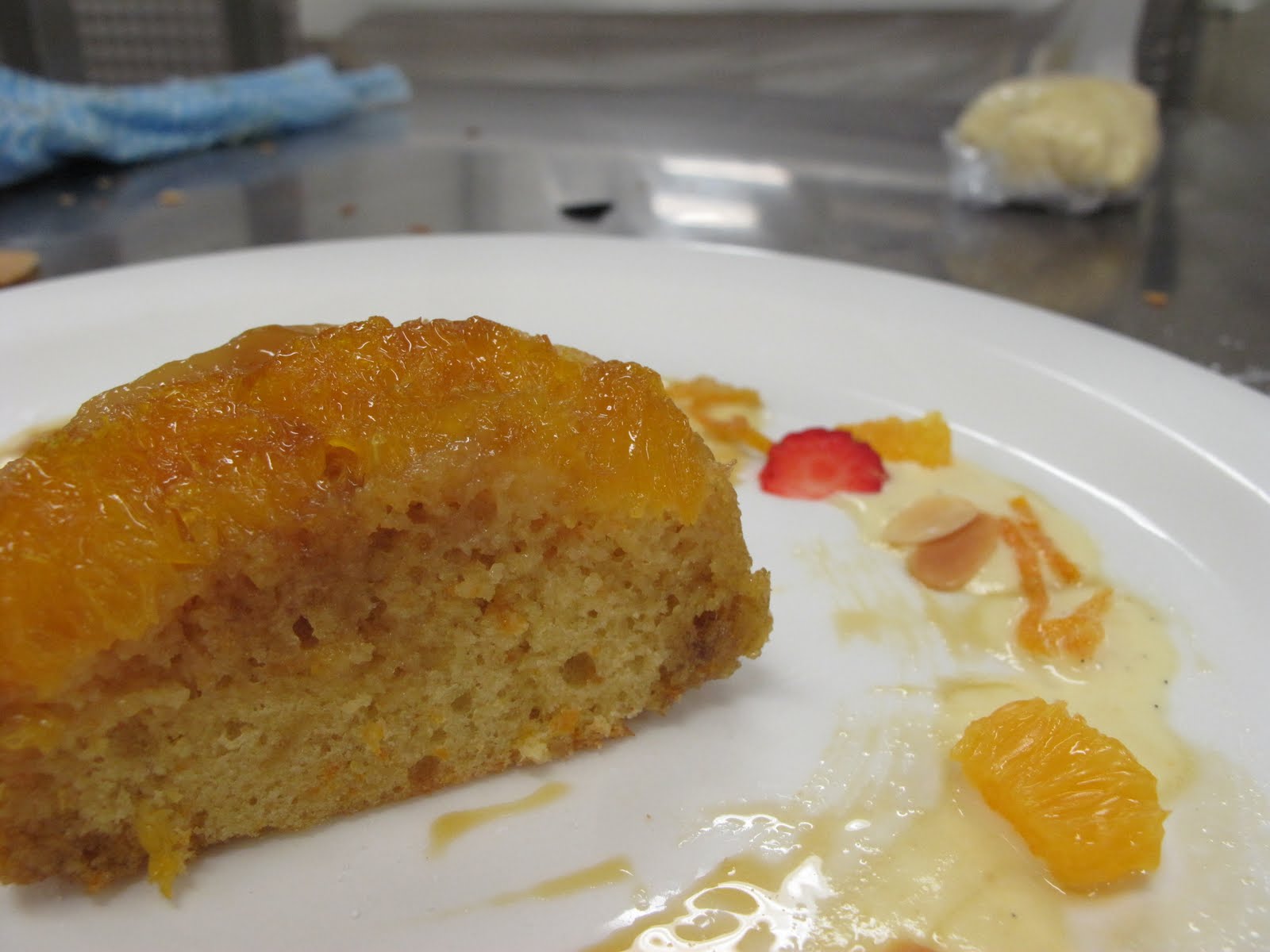 A Covert Le Cordon Bleu Escapade: Golden Orange & Almond Sponge Pudding ...
