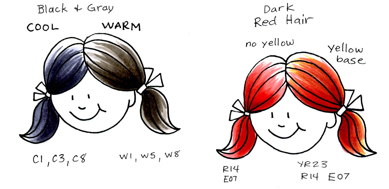 I Like Markers: Coloring Hair & Exciting News