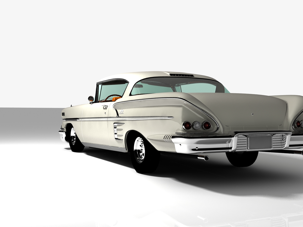 Bruxel's 3D: '58 Chevrolet Impala Sport Coupe - Steve Bolander ...