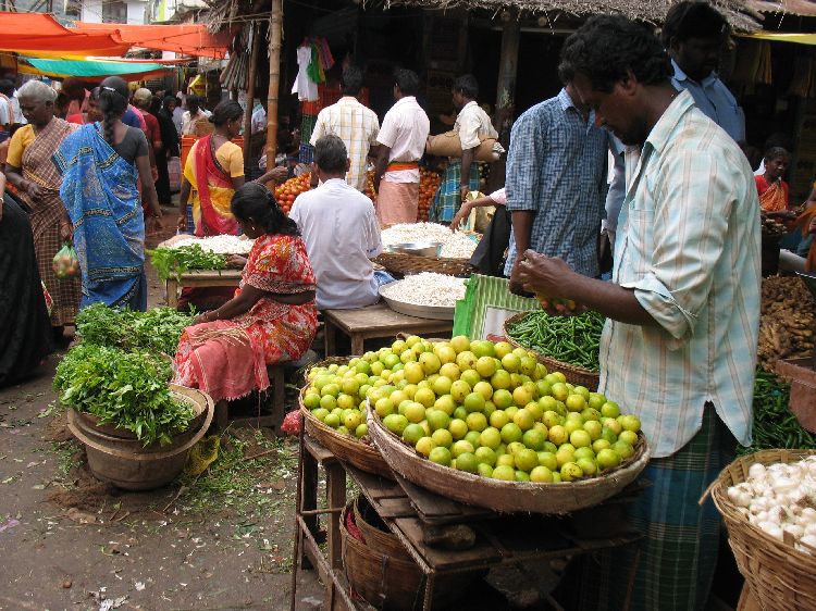 Vegetable Market, Thiruvoodal Street - ARUNACHALA GRACE