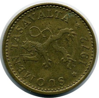 10 penniä Пенни Финляндии Suomen Tasavalta Старинная Монета ancienne ...