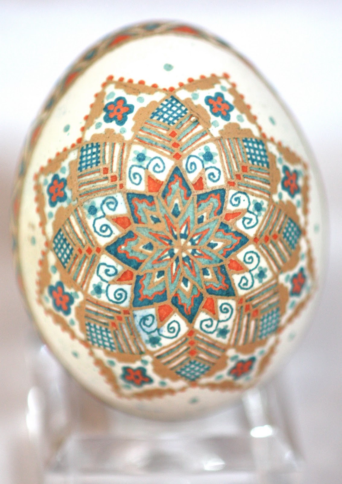 Katyegg Design: Friday Egg: Brown Chicken Egg Etched and Dyed