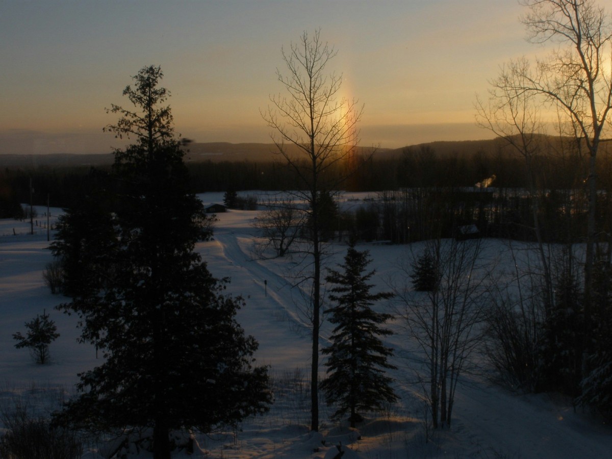 Bow Narrows Camp Blog on Red Lake Ontario: Beautiful sun dog in field ...