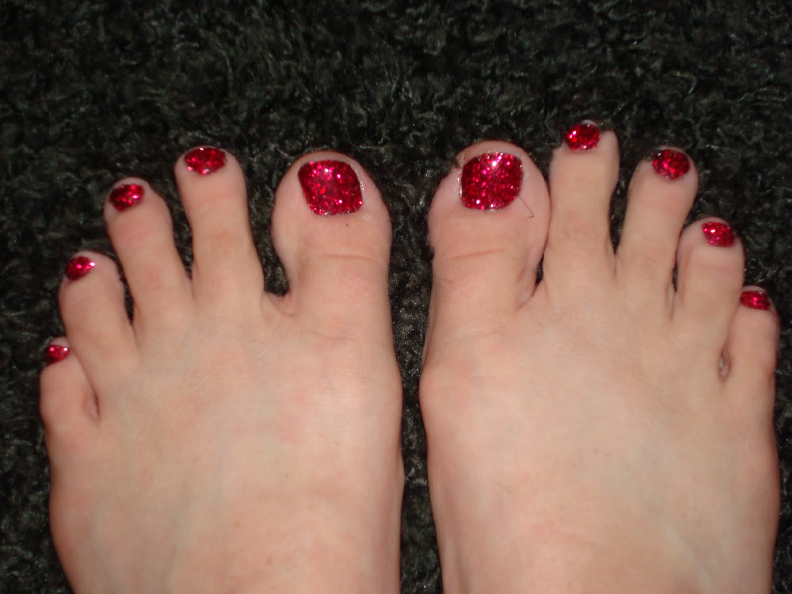 Glitter Toes by Kim
