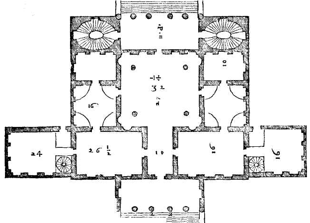 Villa Cornaro: Tekeningen van de villa