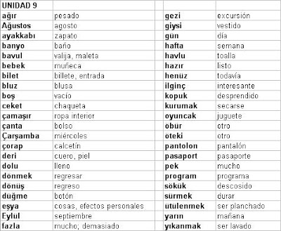 Curso de Turco / Türkçe Kursu