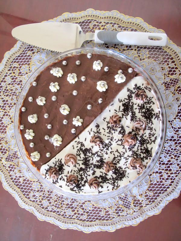 Ria's Collection: ♥Silky Chocolate Custard Biscuit Pudding♥ Perfect ...