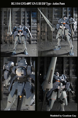 GUNDAM GUY: HG 1/144 GN-X III ESF Type - Completed (Work Logs & Action ...