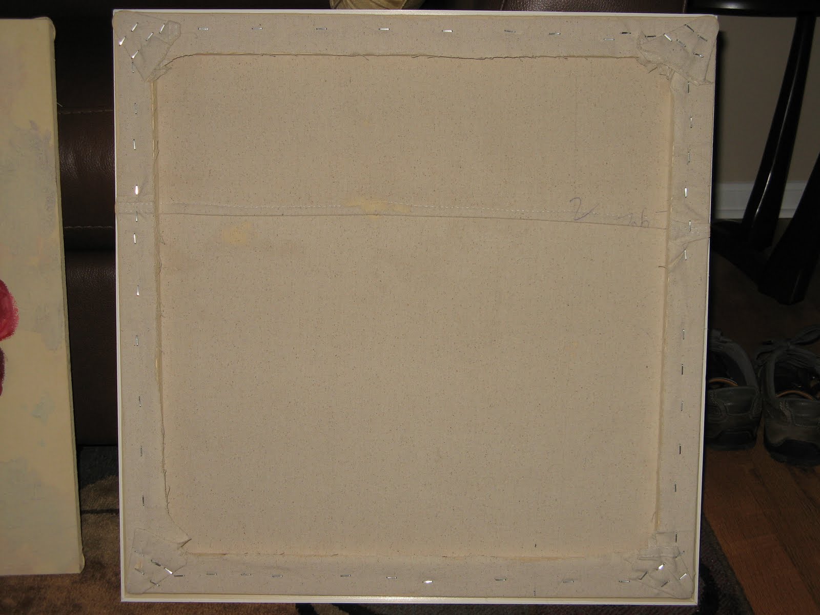 How To: Make your own canvas frame | The Chic Prof