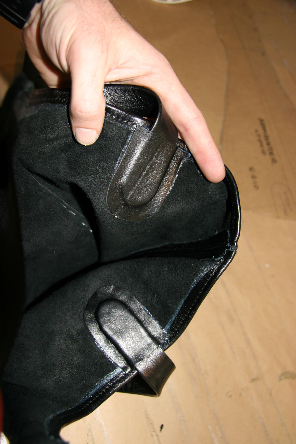 A fetish leathercrafters journal: Making an armbinder Part 3: Attaching ...