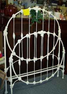 Kalona Antique Company: Fancy Old Iron Bed