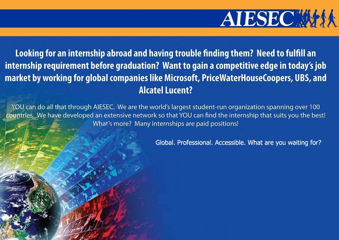 GLOBAL ENTREPRENEUR'S PROGRAM: Why AIESEC