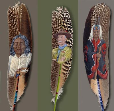Amazing Feather Paintings, Hand Painted Feathers - I Wonder How Long It ...