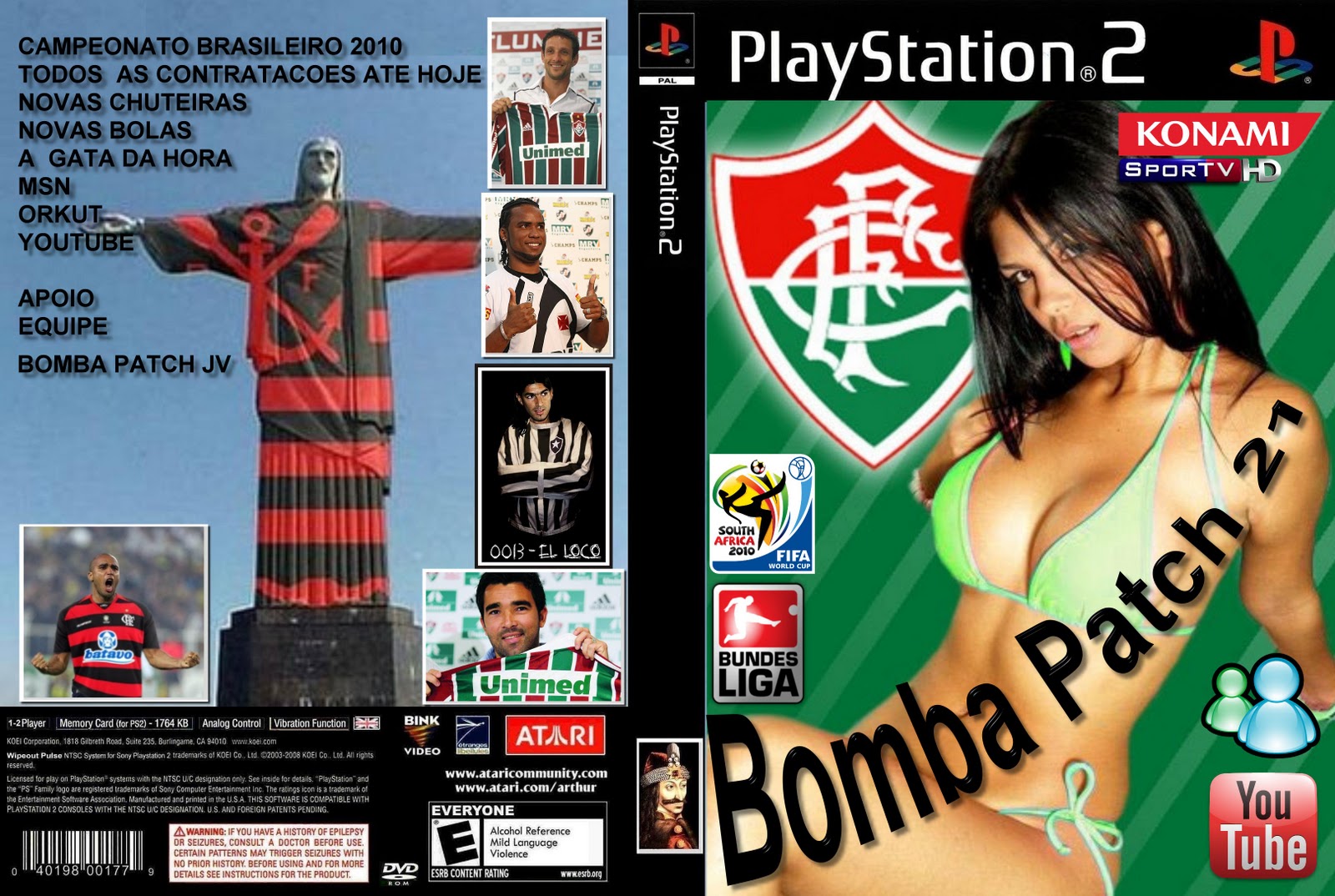 BAIXANDO CAPAS: BOMBA PATCH 21 PS2