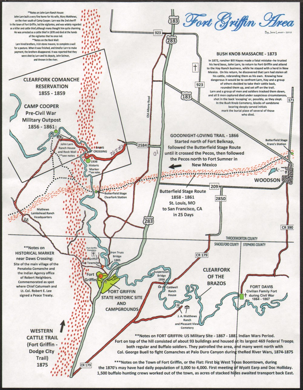 The Fort Worth Gazette: Fort Griffin: A New Map of Texas Frontier History