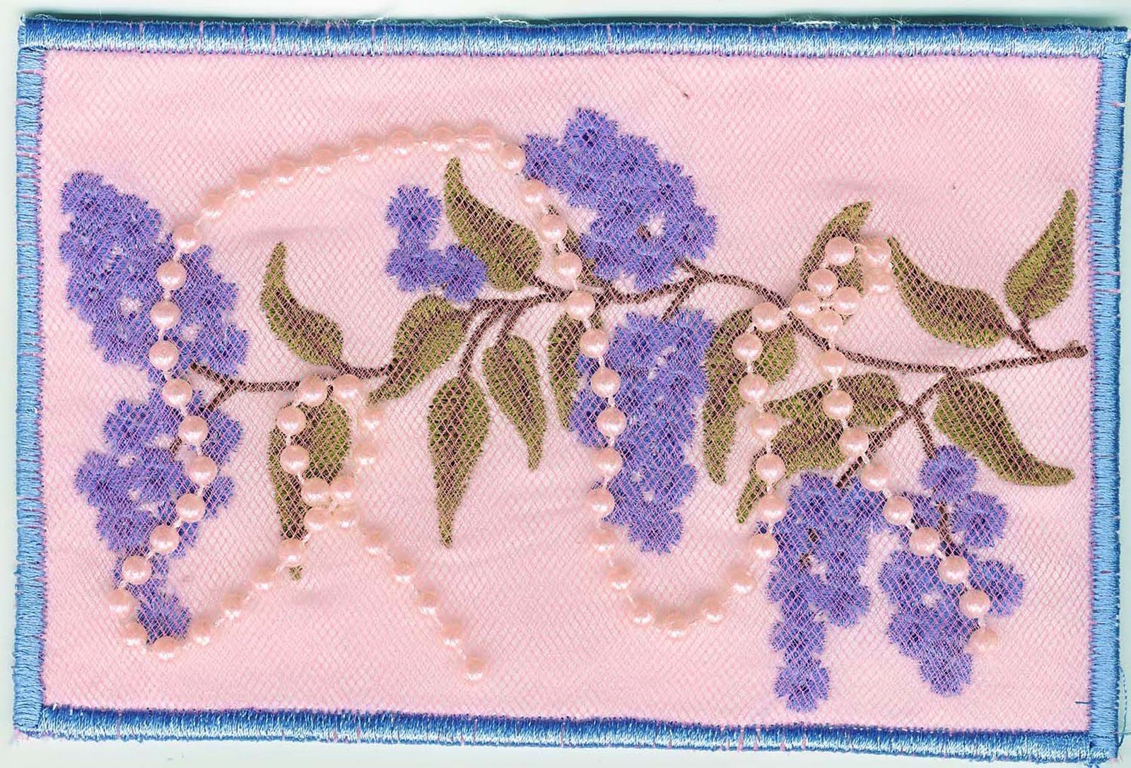 Treasures-n-Textures: Fabric Postcards and Pink Saturday