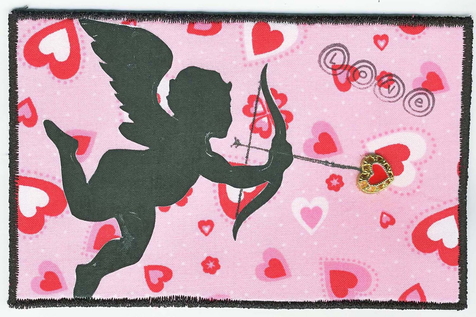 Treasures-n-Textures: Fabric Postcards and Pink Saturday