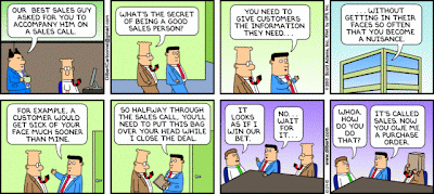 Project Management - Get's Things Done!: Dilbert and the Sales process