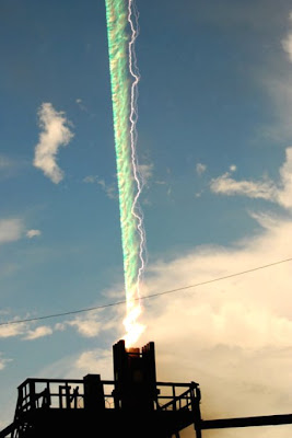 Suburban spaceman: Rocket-triggered lightning in Florida