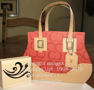 Stampcrave: Replica Coach Cardstock Purses