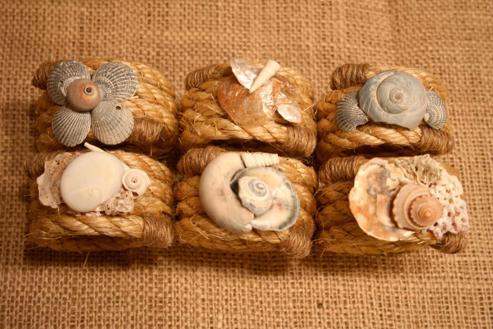 Shell Napkin Rings and a Shaklee Green Clean WINNER!