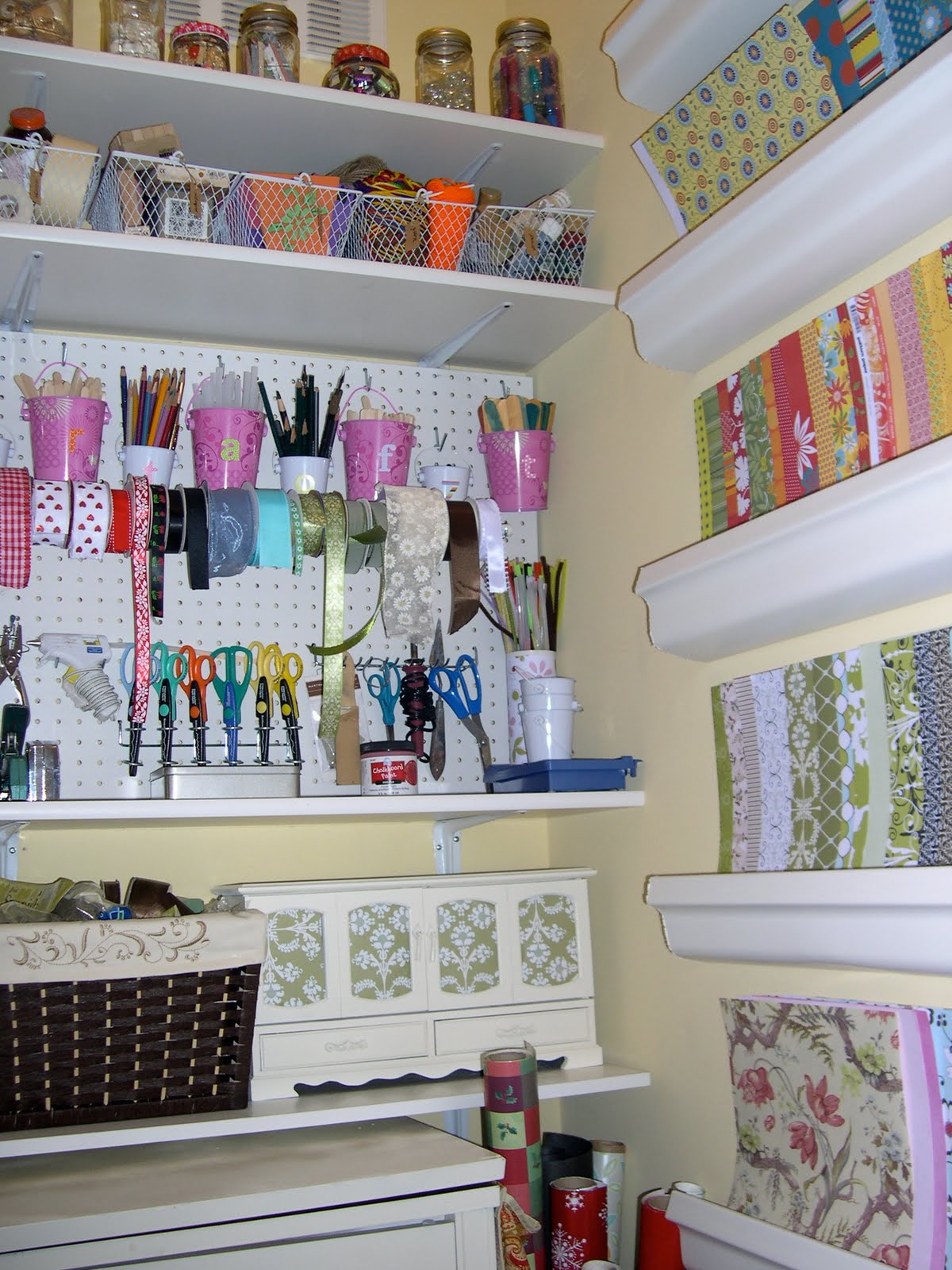 Reorganizing My Craft Closet