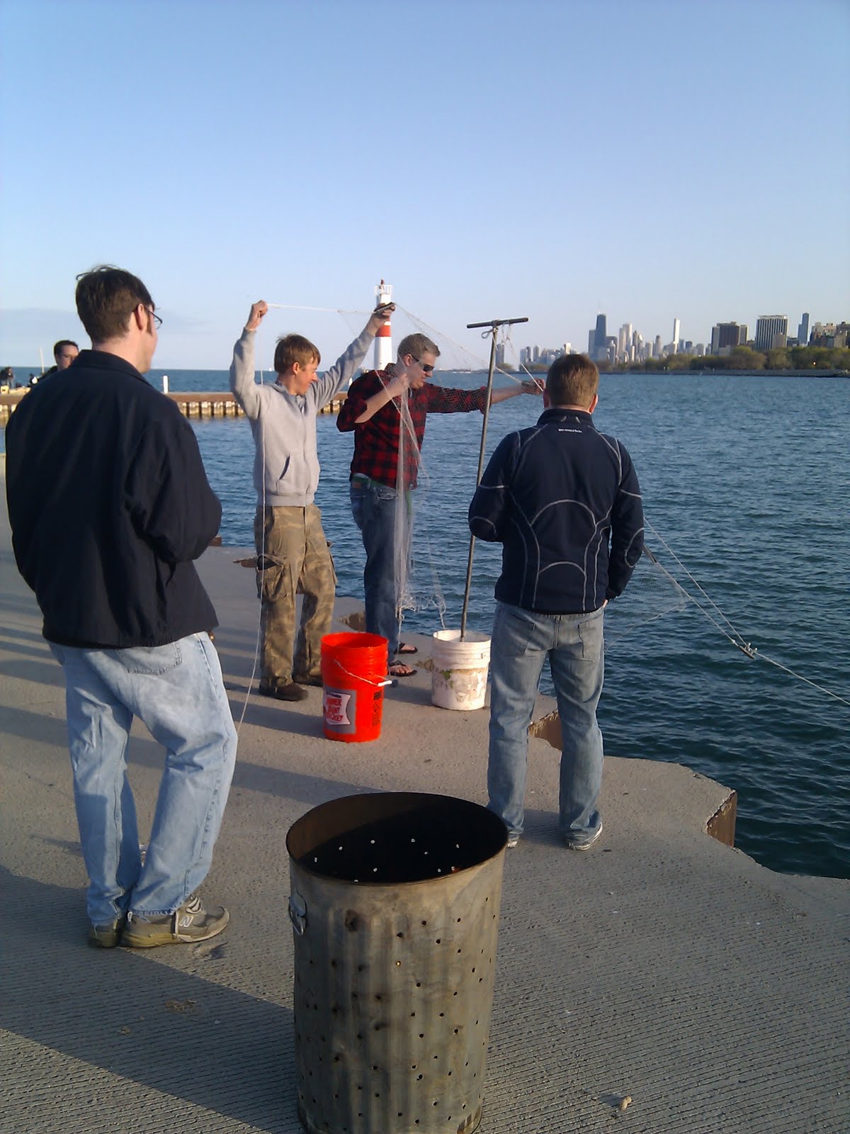 Chicago Smelt Fishing 2010