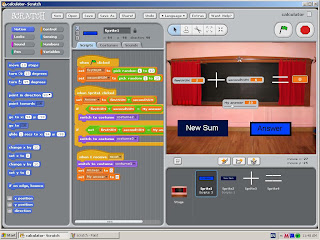 My Blogger: scratch - Calculator simulator (addition)