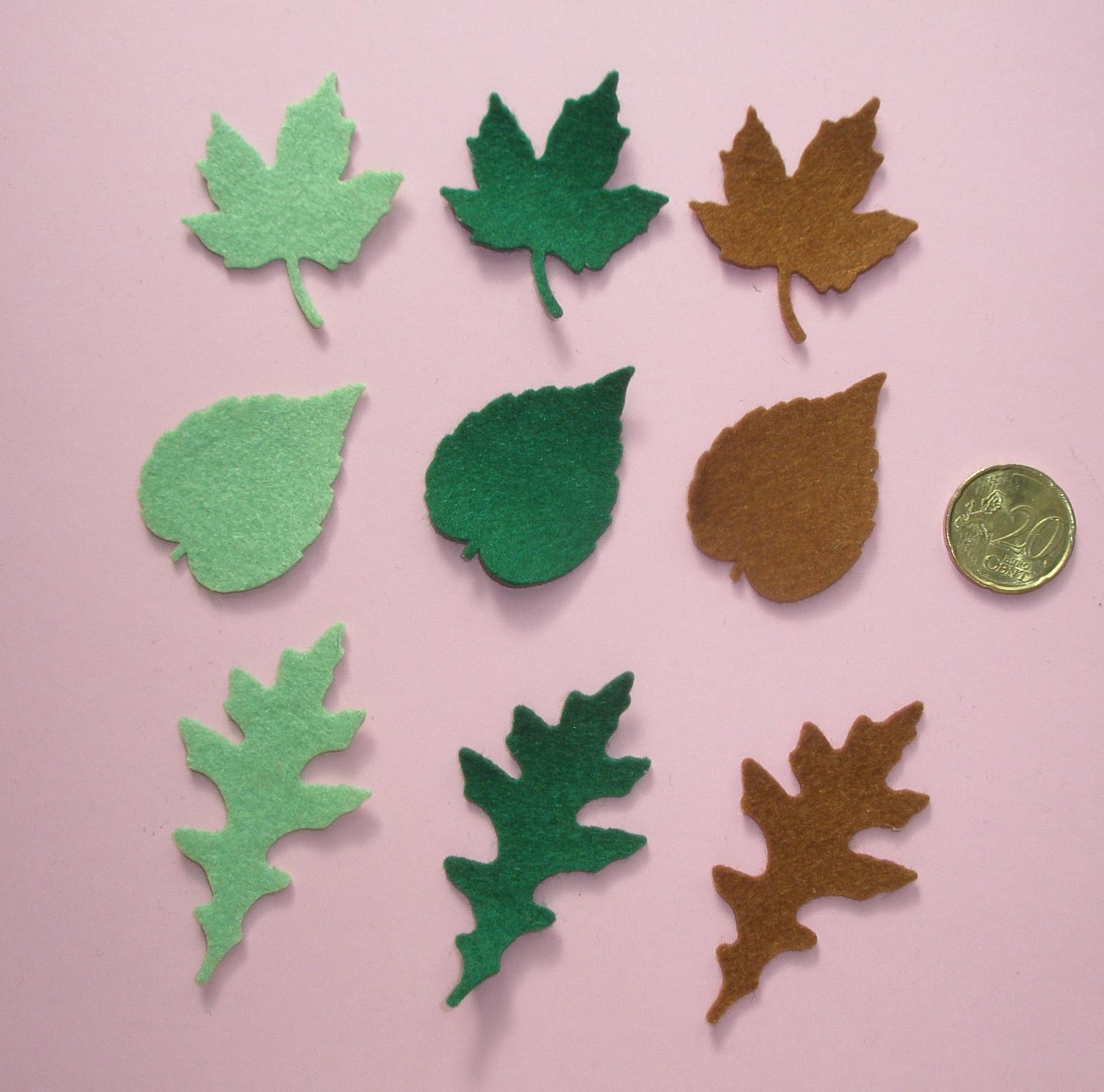 Fieltro y Fimo Materiales: Hojas de fieltro