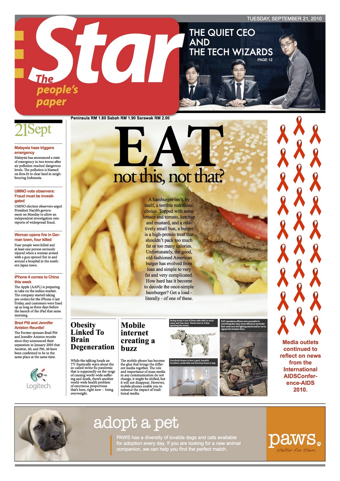 Artwork Corner Newspaper Layout Artwork Corner Newspaper Layout