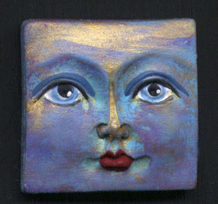 Linsart Creations in Clay: One of a Kind Square Face Cabs