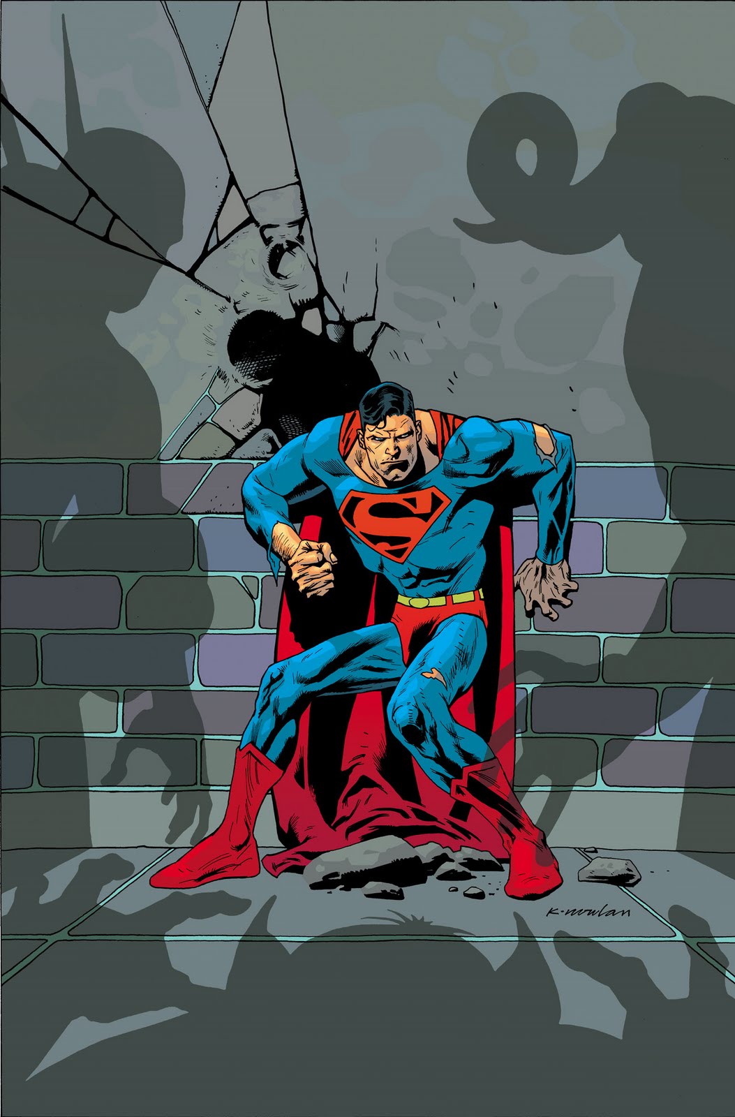 Kevin Nowlan: Superman #609 cover art