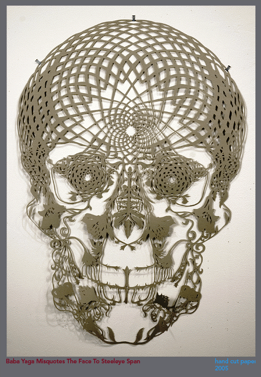 Haunt Style: Paper skulls