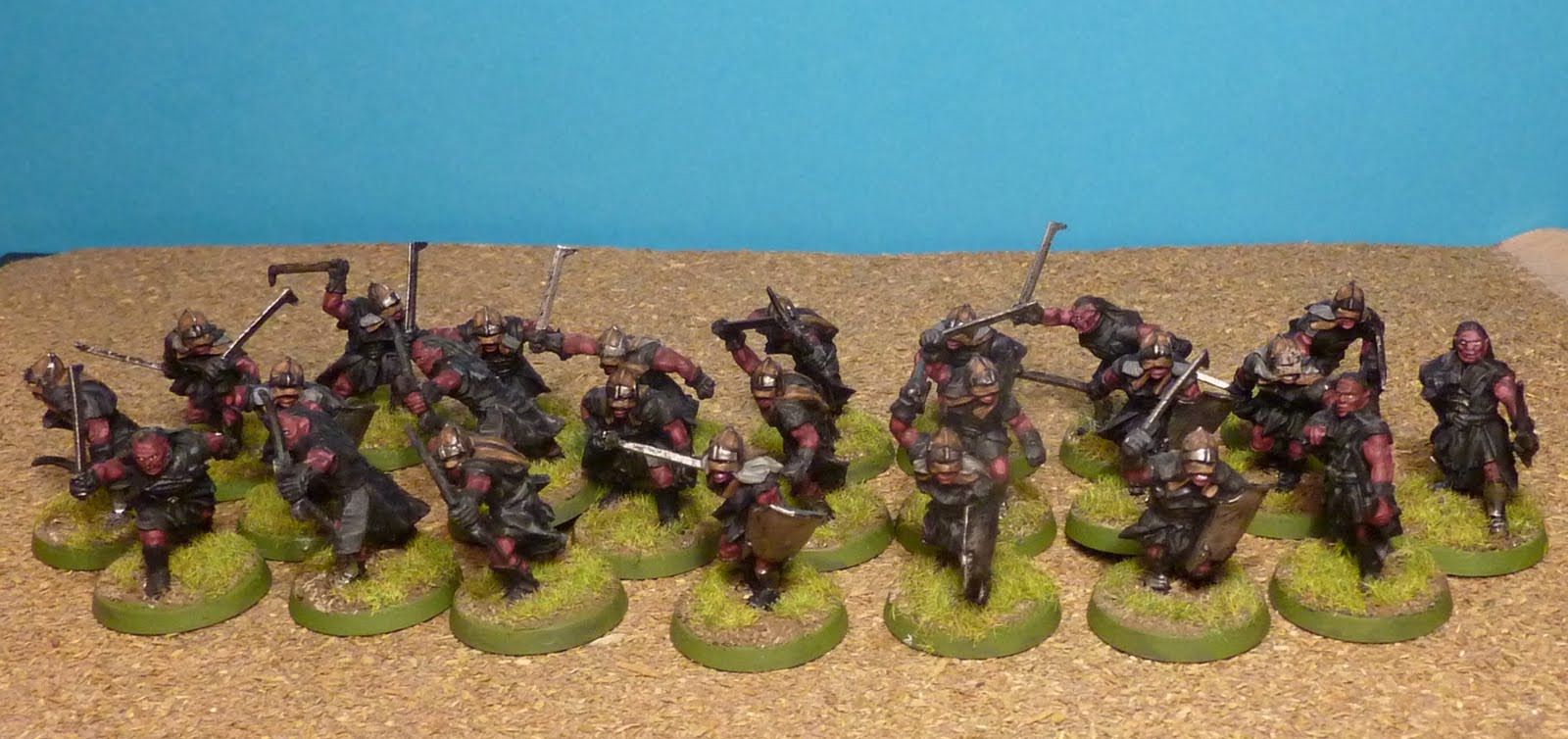 The Lord of the Rings: Armies of Middle Earth: Uruk Hai Scouts completed