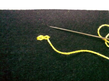 Aida's Creation: Tutorial: Jahitan2 Felt - Jahitan Rantai