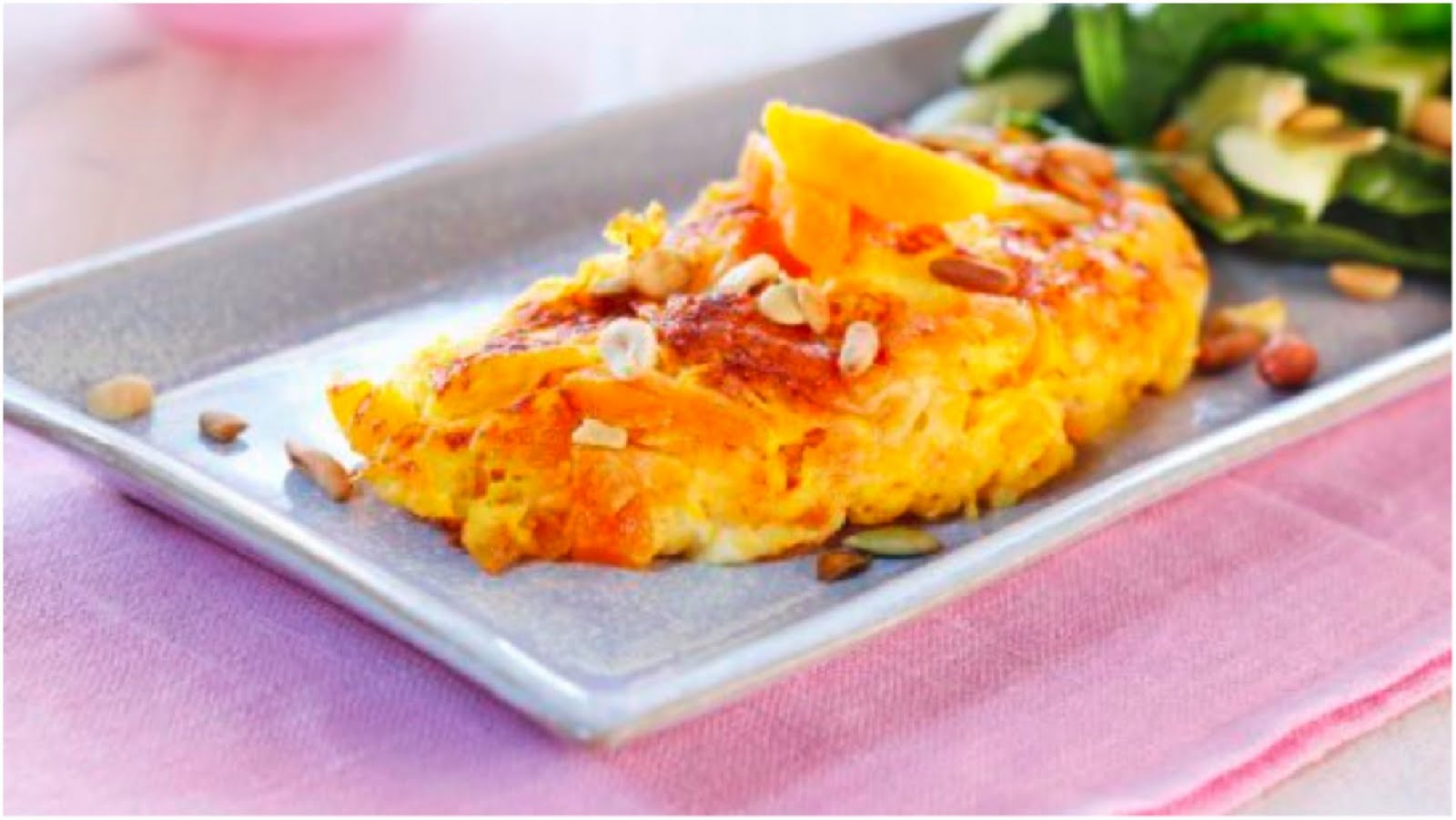 Foodmania: Sunday Sunshine Omelet with Chèvre, Orange and Apricot